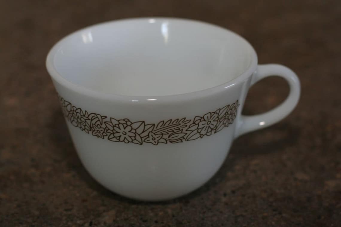 Vintage Pyrex Woodland Cups - Etsy