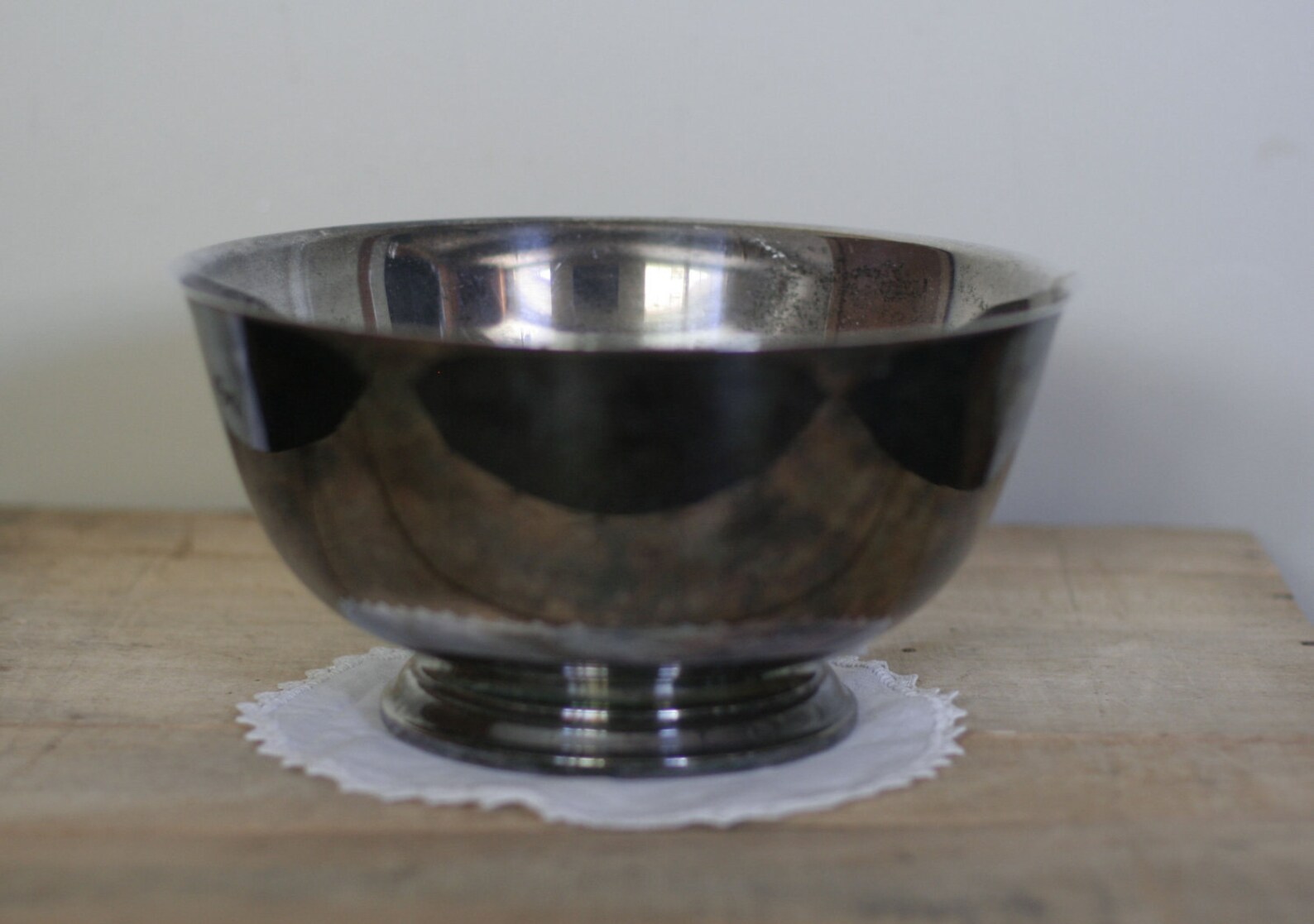Vintage Silverplate Footed Bowl. - Etsy