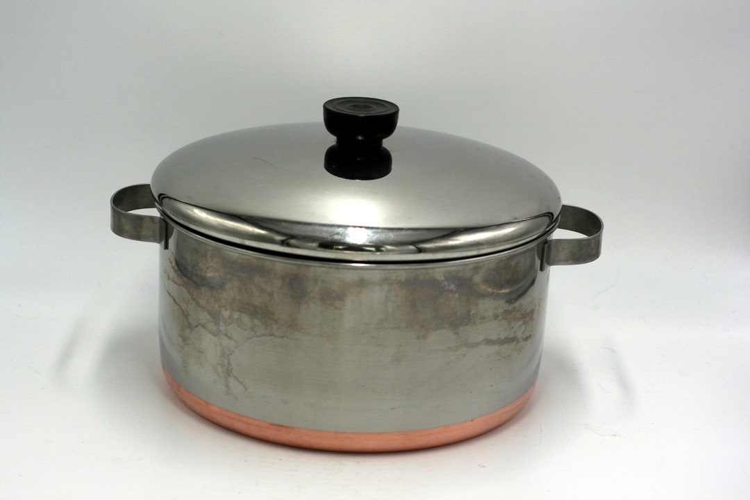 Vintage Revere Ware 4 Quart Stockpot - Etsy