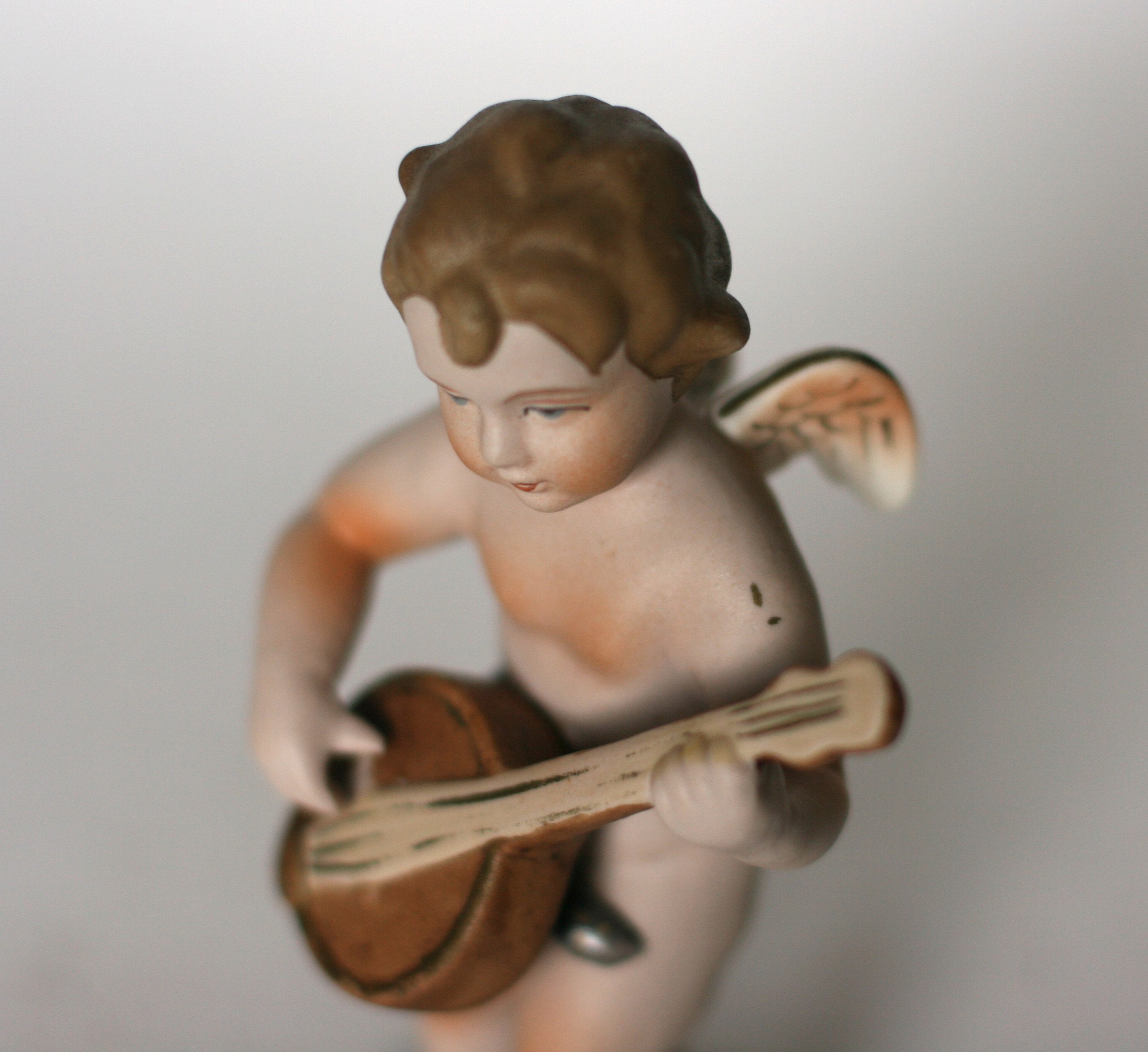 Art & Collectibles vintage Ardalt cherub with musical instrument/ made ...
