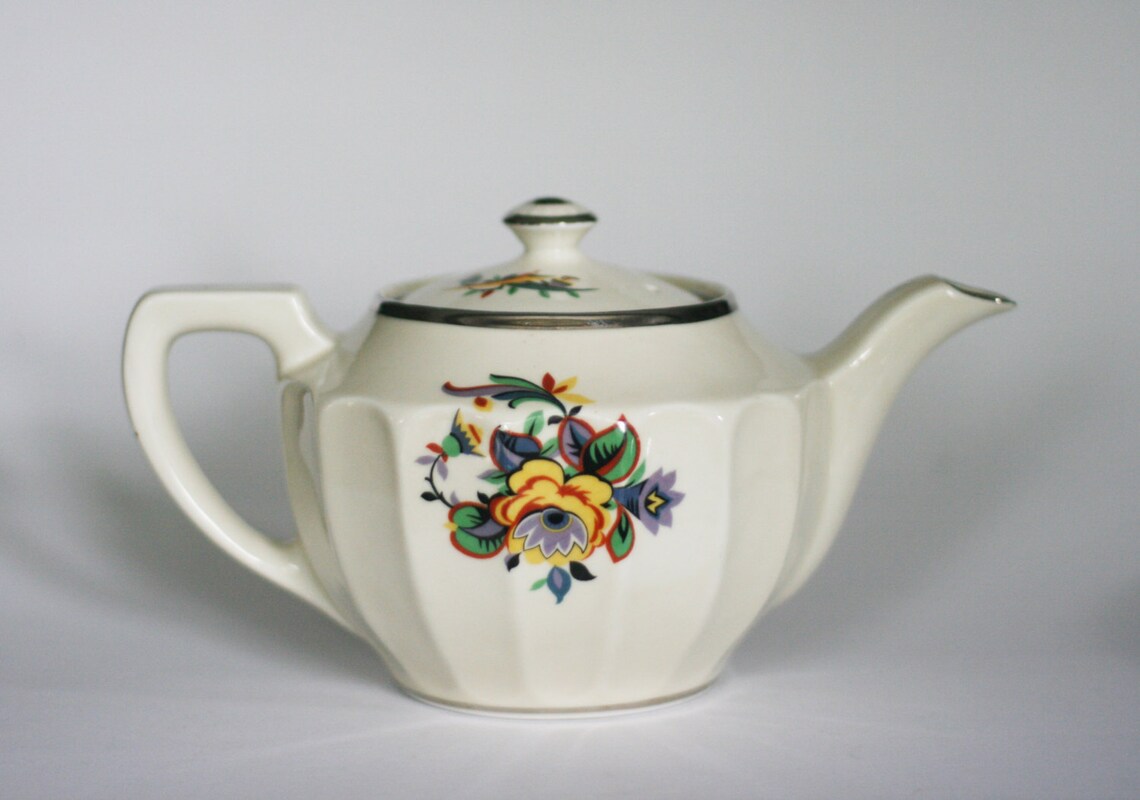 Vintage Fraunfelter Tea Pot - Etsy