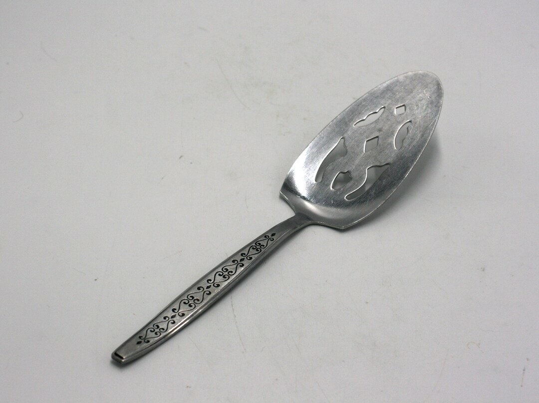 Vintage Mid-century Dessert or Cake Server Stainless Steel Made in ...