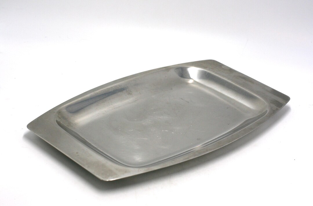 Vintage Spring Stainless Steel Serving Tray Made in Switzerland - Etsy