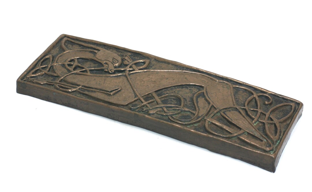 Vintage Irish Celtic Wall Plaque Book of Kells Creature - Etsy