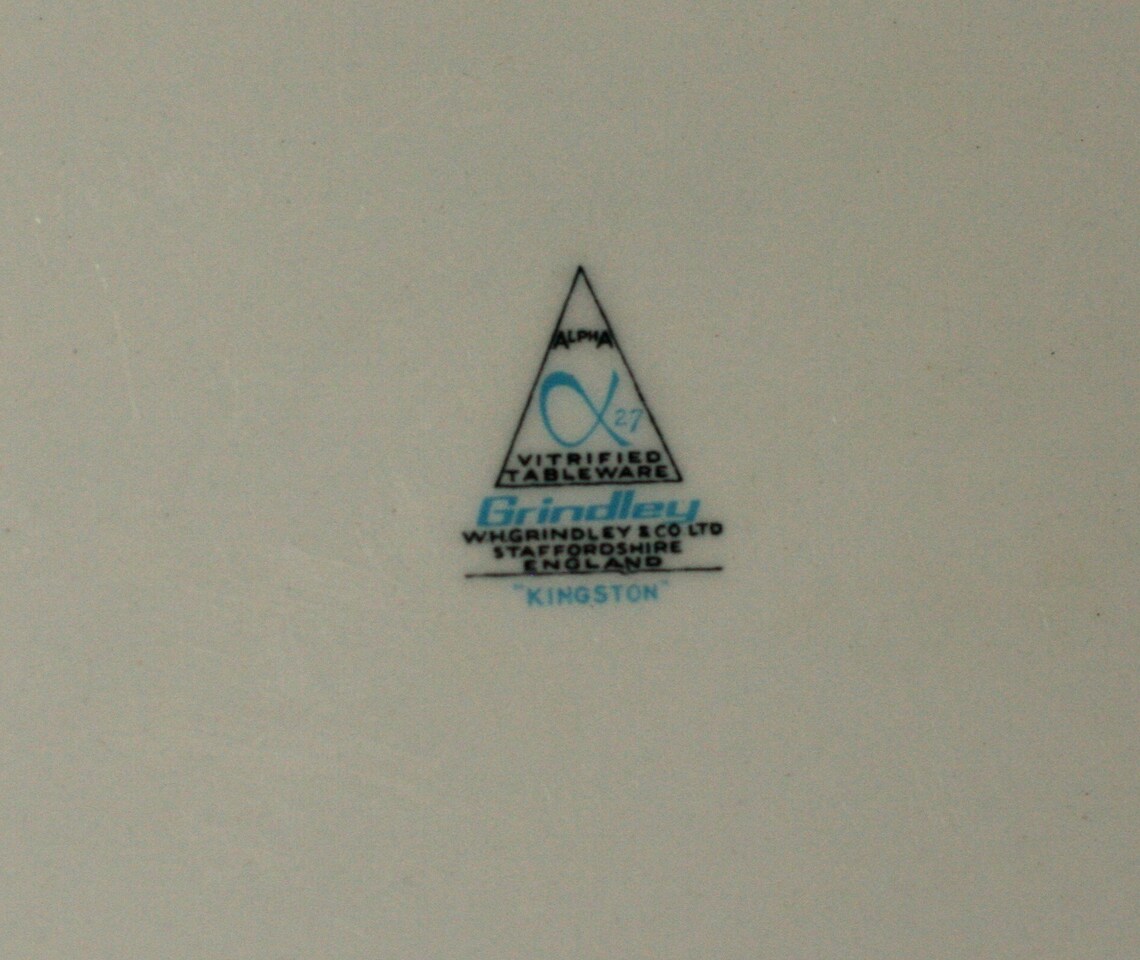 Vintage Grindley Oval Restaurant Ware Platter Kingston Pattern - Etsy