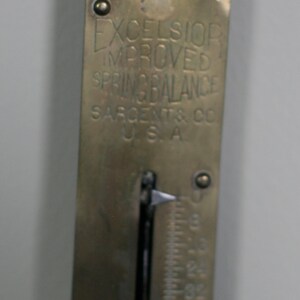 Vintage Brass Spring Scale 0-50 Lbs. Sargent Co. USA - Etsy