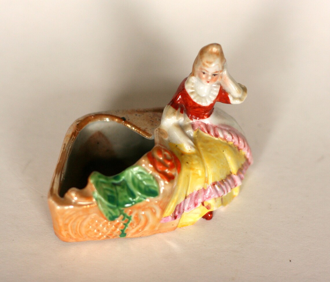 Vintage Victorian Lady Planter Indoor Planter Made in Japan - Etsy