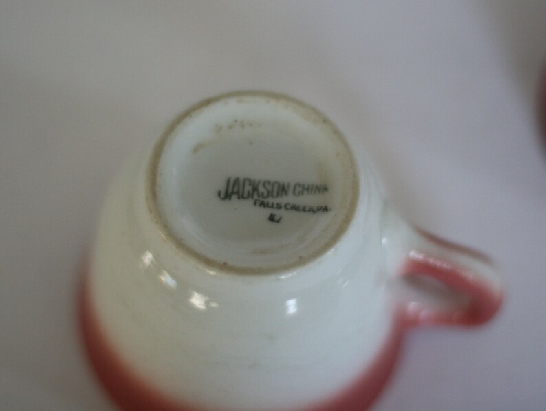 Vintage jackson china coffee cups restaurant china | Etsy