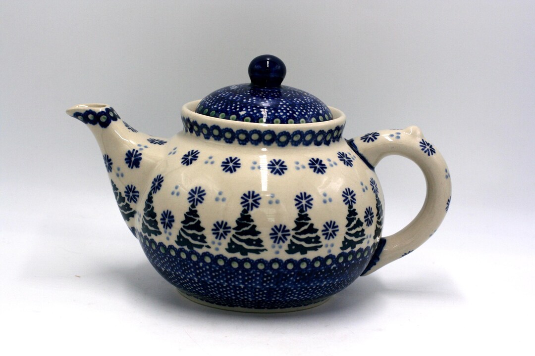 Vintage Polish Pottery Bolestawcu Teapot - Etsy
