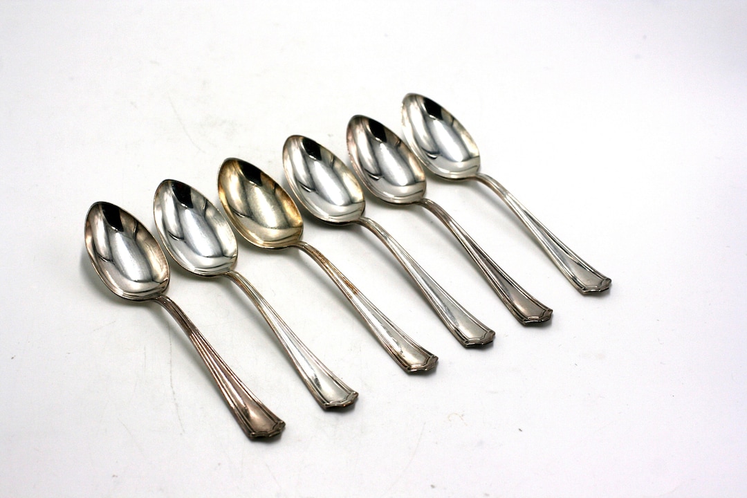 Vintage Simon L and George H Rogers Silverplate Teaspoons Set of Six - Etsy