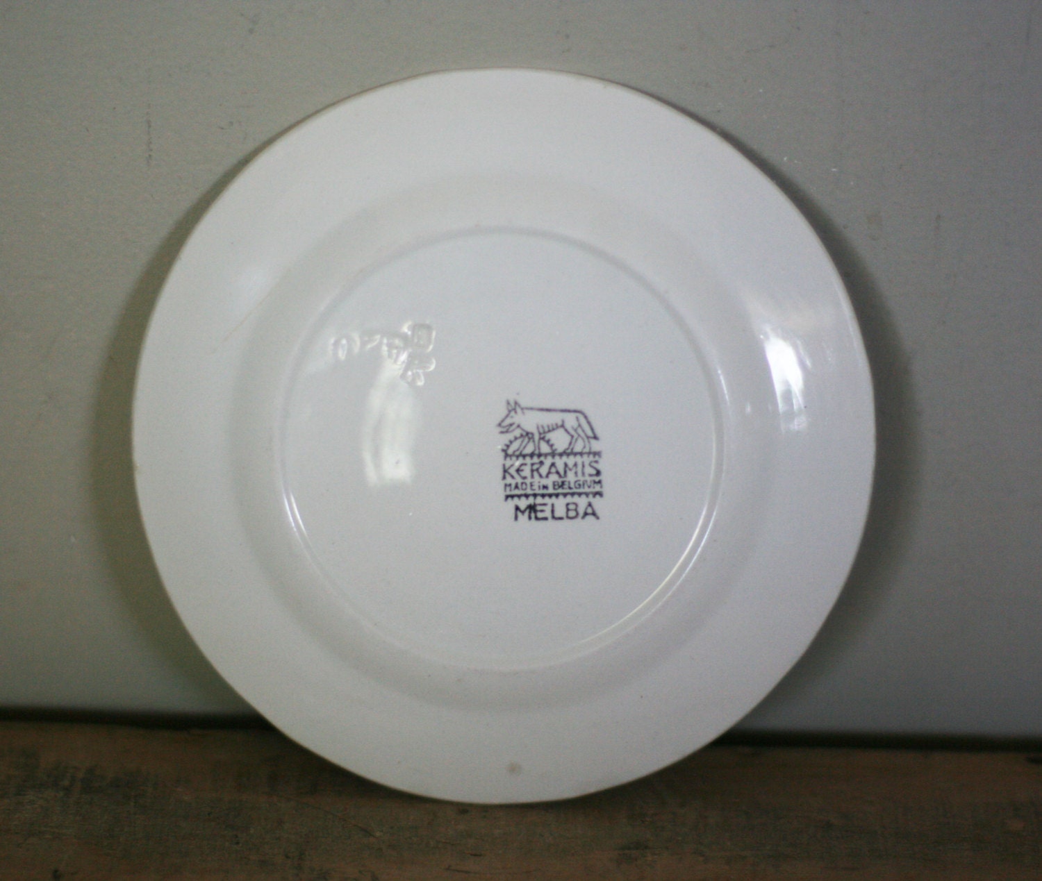 Vintage Keramis Bread and Butter Plate Melba Pattern Made in Belgium - Etsy