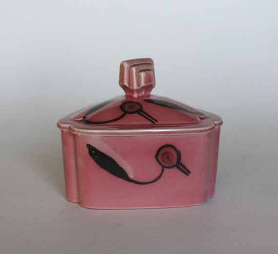 Vintage Ceramic Box With Bird Made in Japan | Etsy