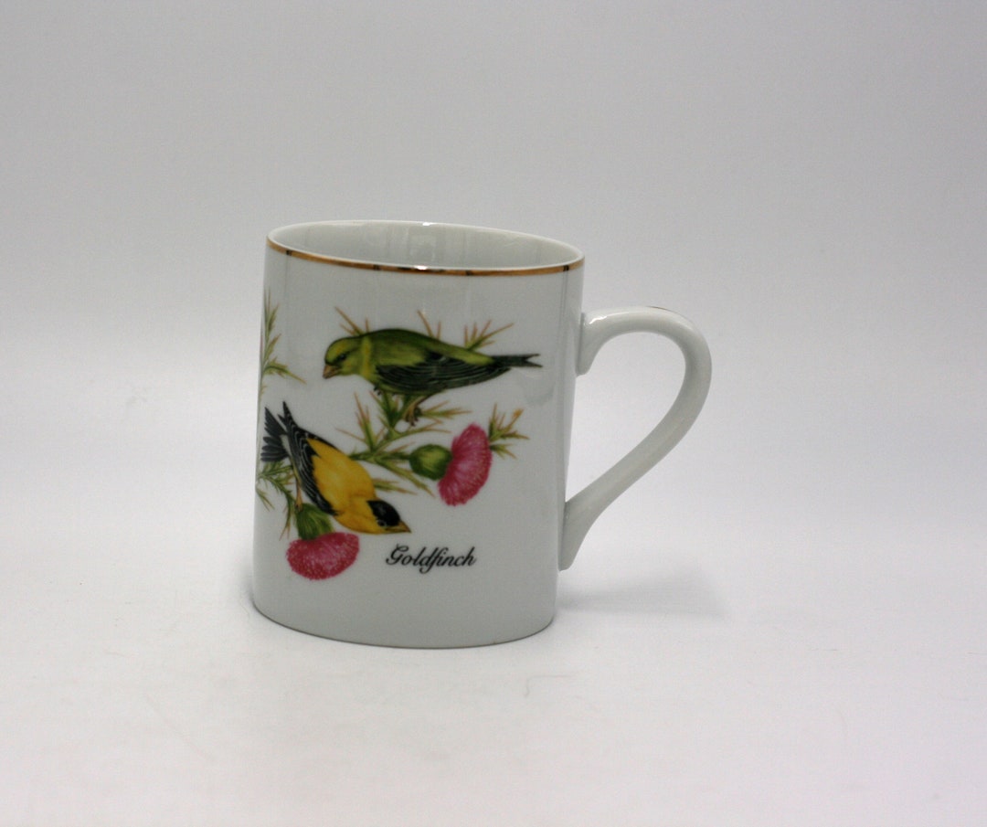 Vintage Audubon Goldfinch Coffee Mug 1985 - Etsy