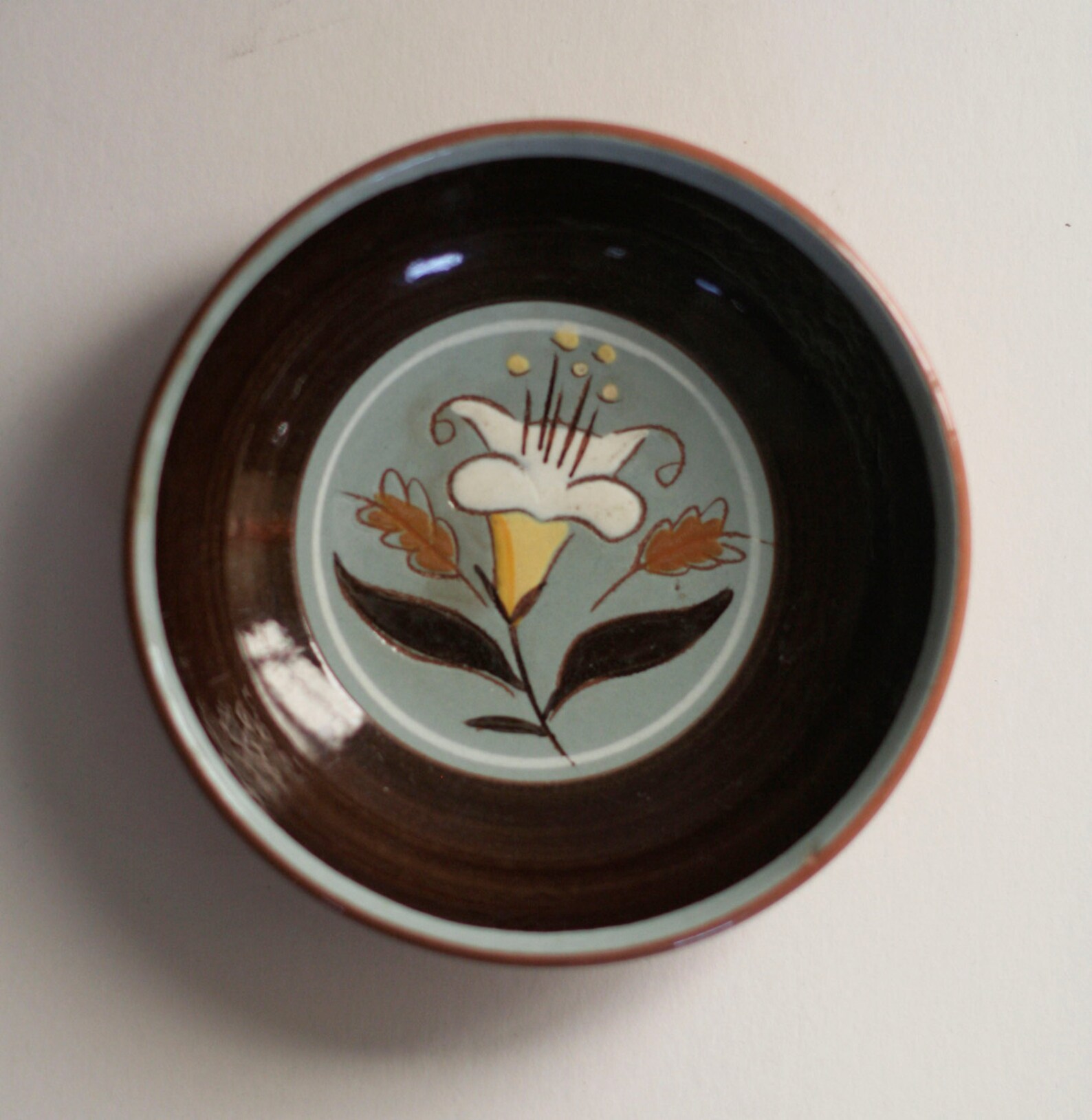 Vintage Stengl Pottery Small Bowl Golden Harvest - Etsy