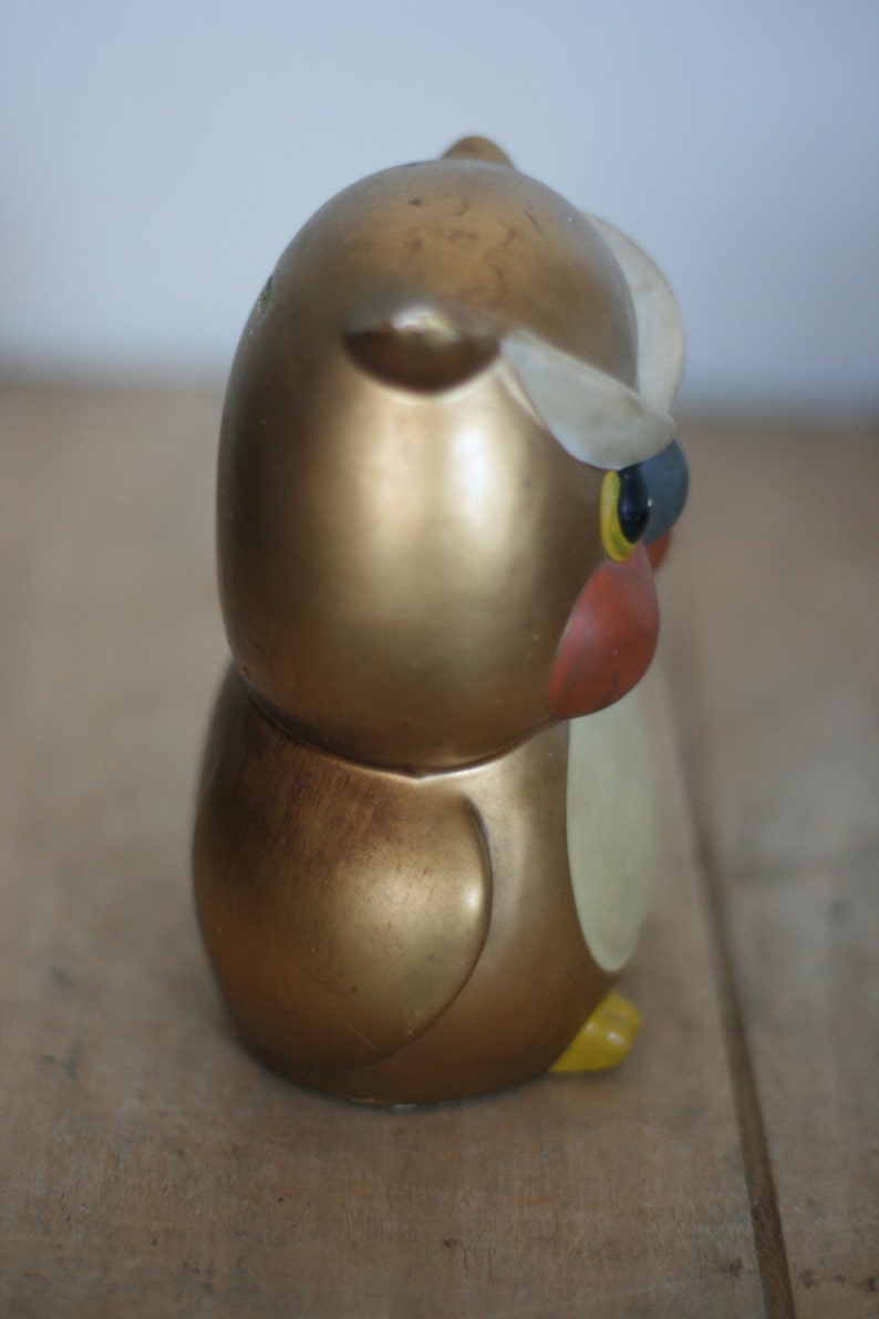 Vintage Ceramic Owl Bank | Etsy