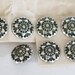 Vintage V W Gesch Silver Floral Buttons - Etsy