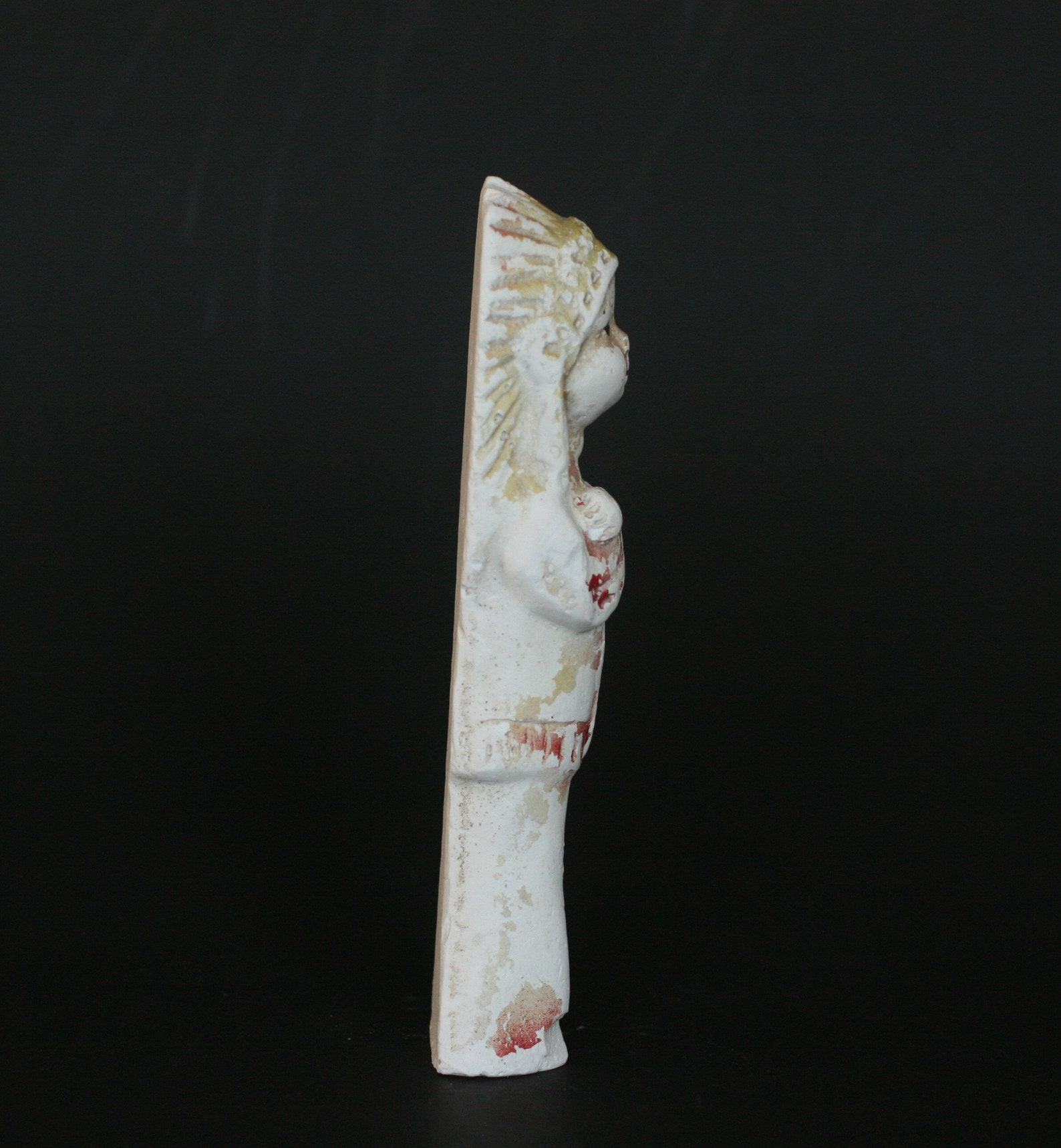 Vintage native american chalk figurine carnival prize | Etsy