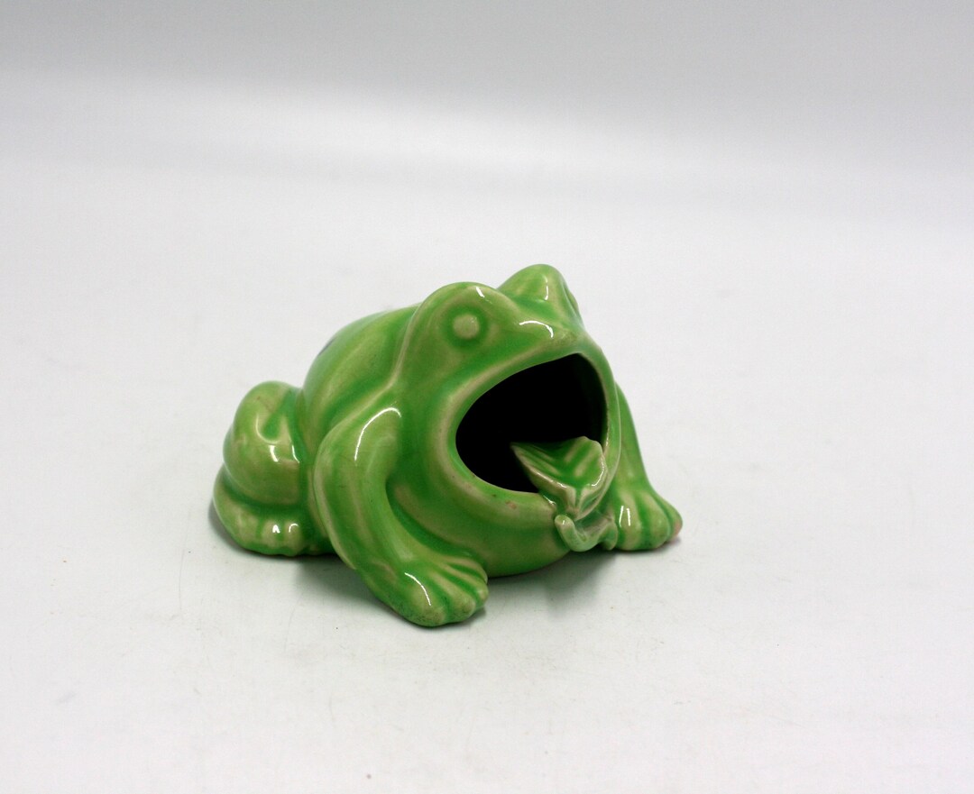 Vintage Ceramic Frog Ashtray Hand Painted Made in Japan - Etsy