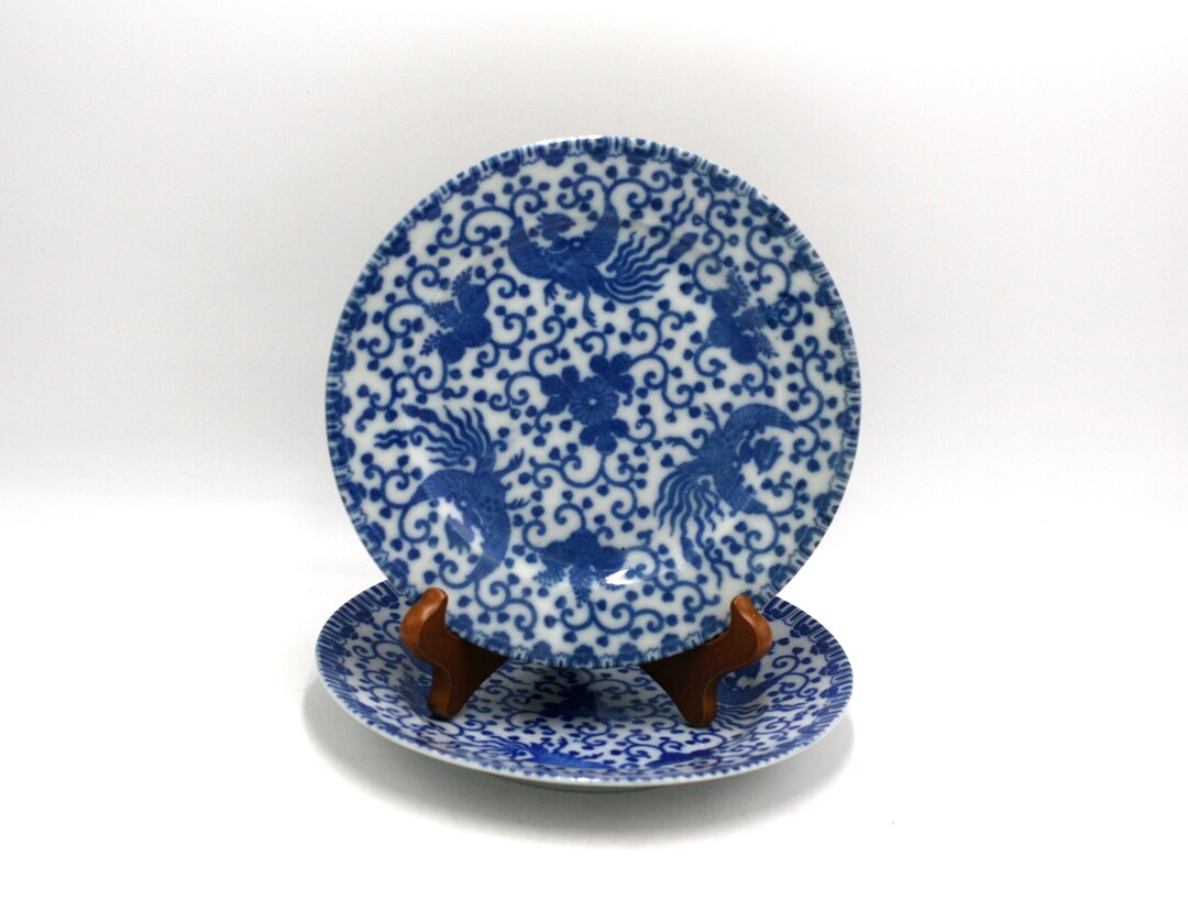 Vintage Noritake Phoenix Plates Set of Two - Etsy