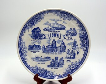 Iowa Souvenir Plate | Etsy
