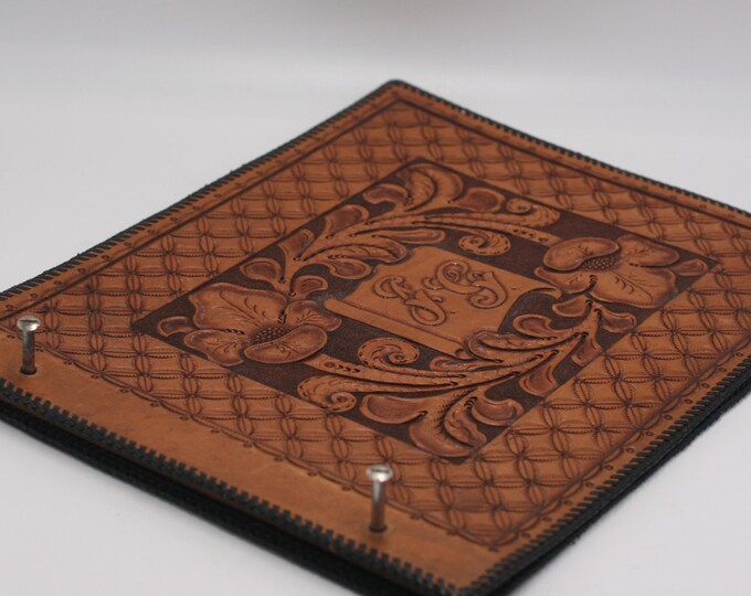 Vintage Tooled Leather Western Scrap Book or Photo Album - Etsy