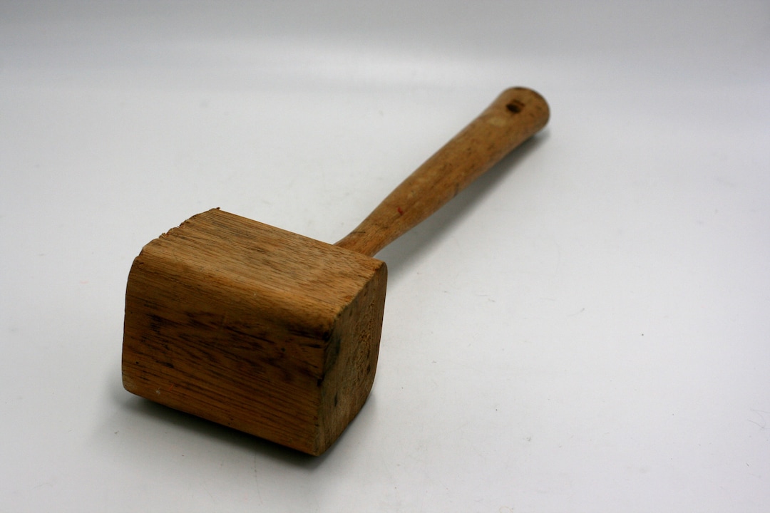 Vintage Wooden Kitchen Mallet - Etsy