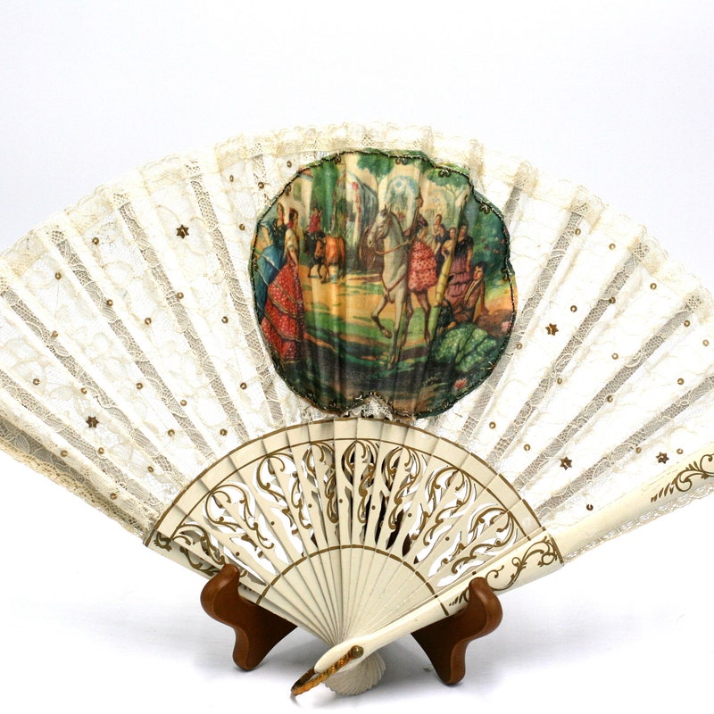 Lace Hand Fan - Etsy
