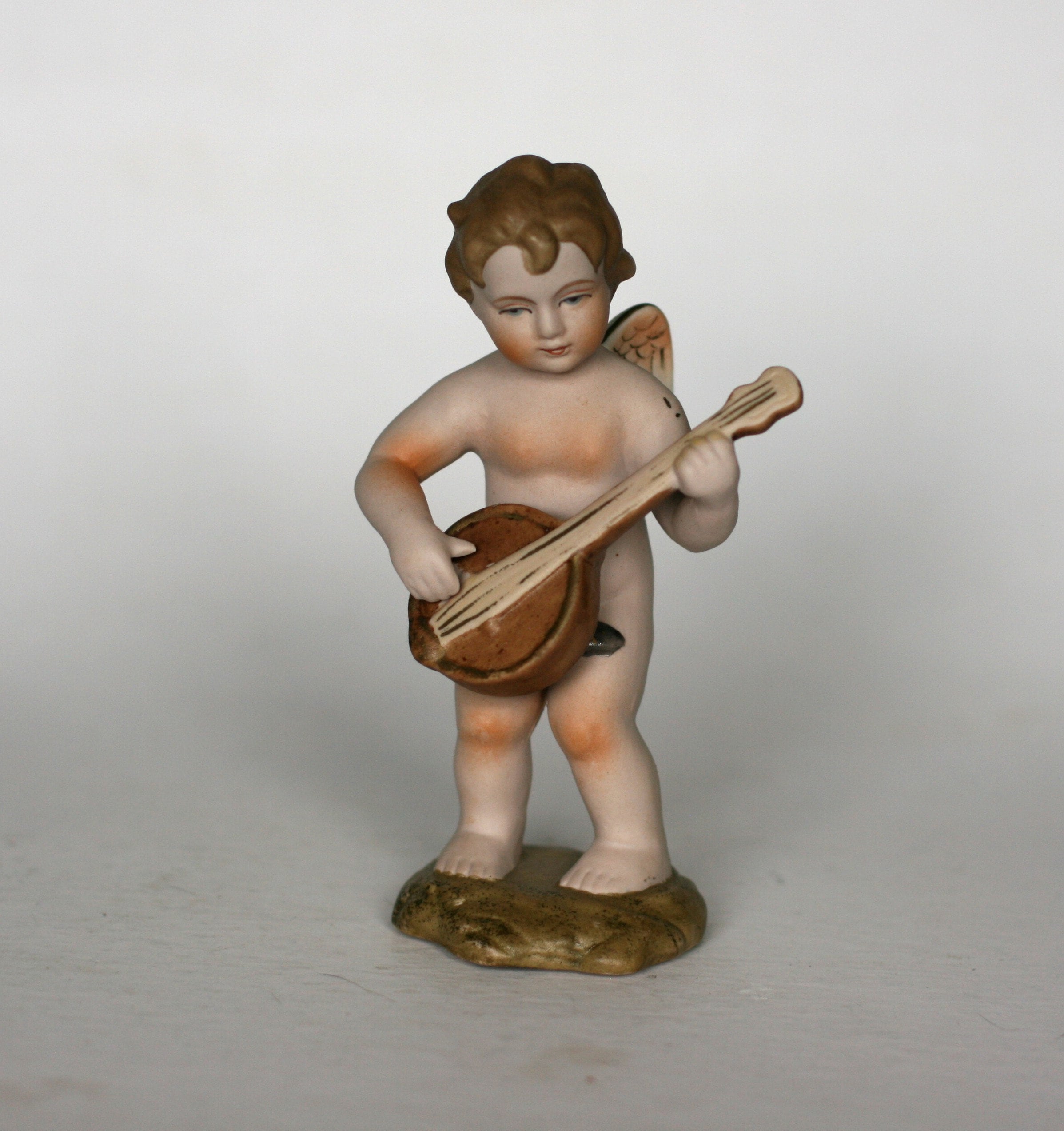Art & Collectibles vintage Ardalt cherub with musical instrument/ made ...
