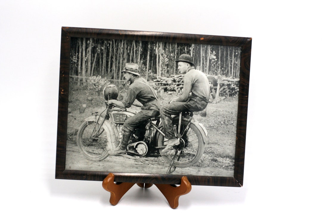 Vintage Frame With Photo of Excelsior Auto Cycle - Etsy