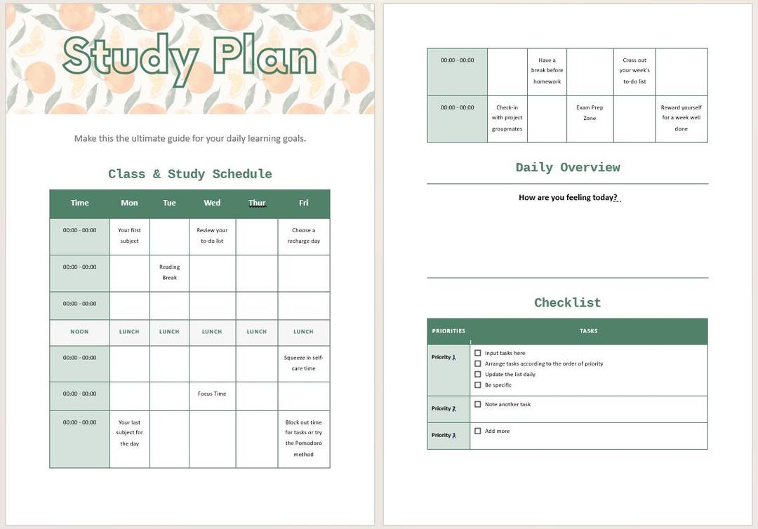 Editable Class Planner | Digital Download | Printable School Organizer ...