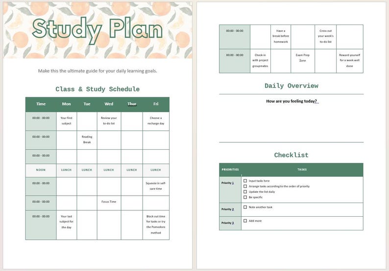 Editable Class Planner | Digital Download | Printable School Organizer | Student & Teacher ...