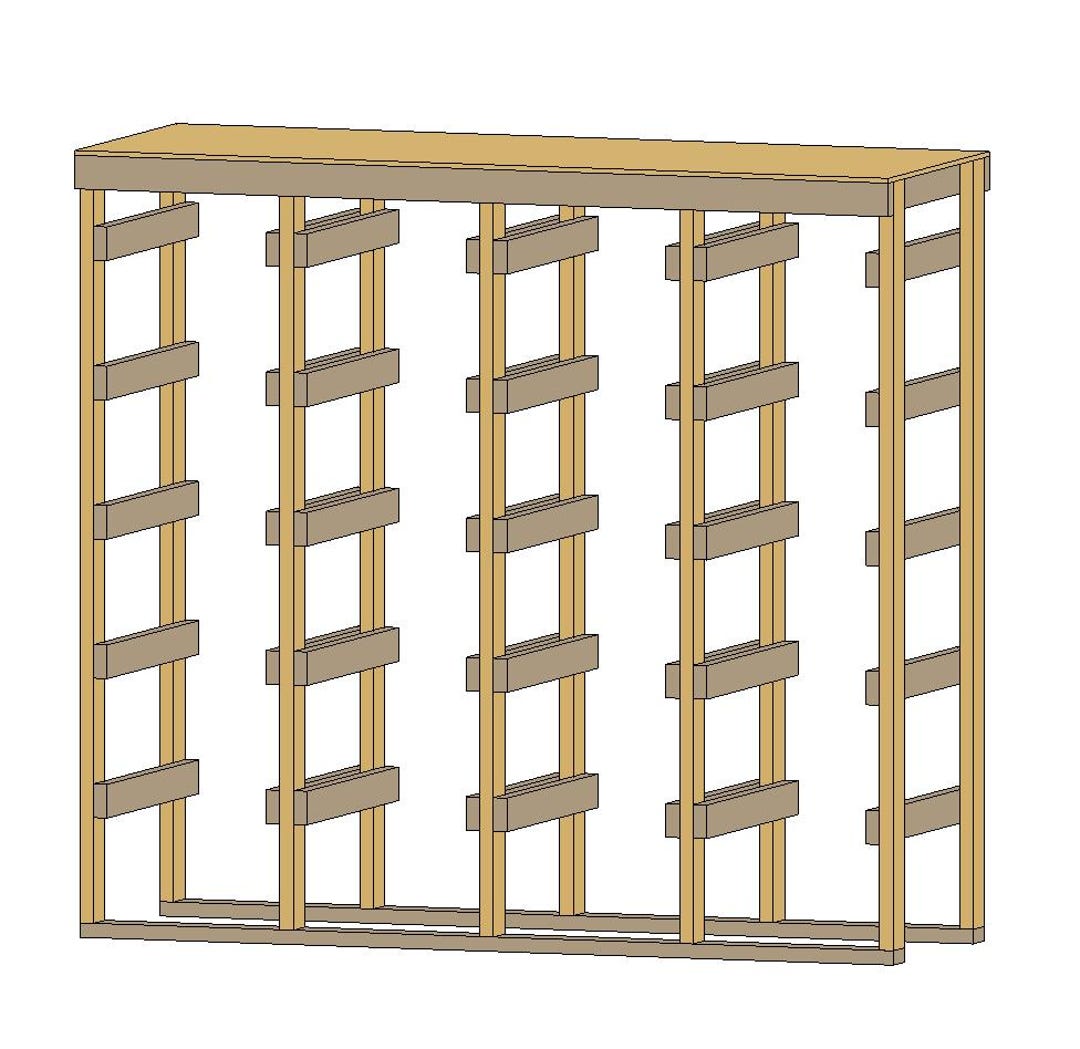 20-bin Storage Rack Plans | DIY Garage Organization | Easy-to-build ...