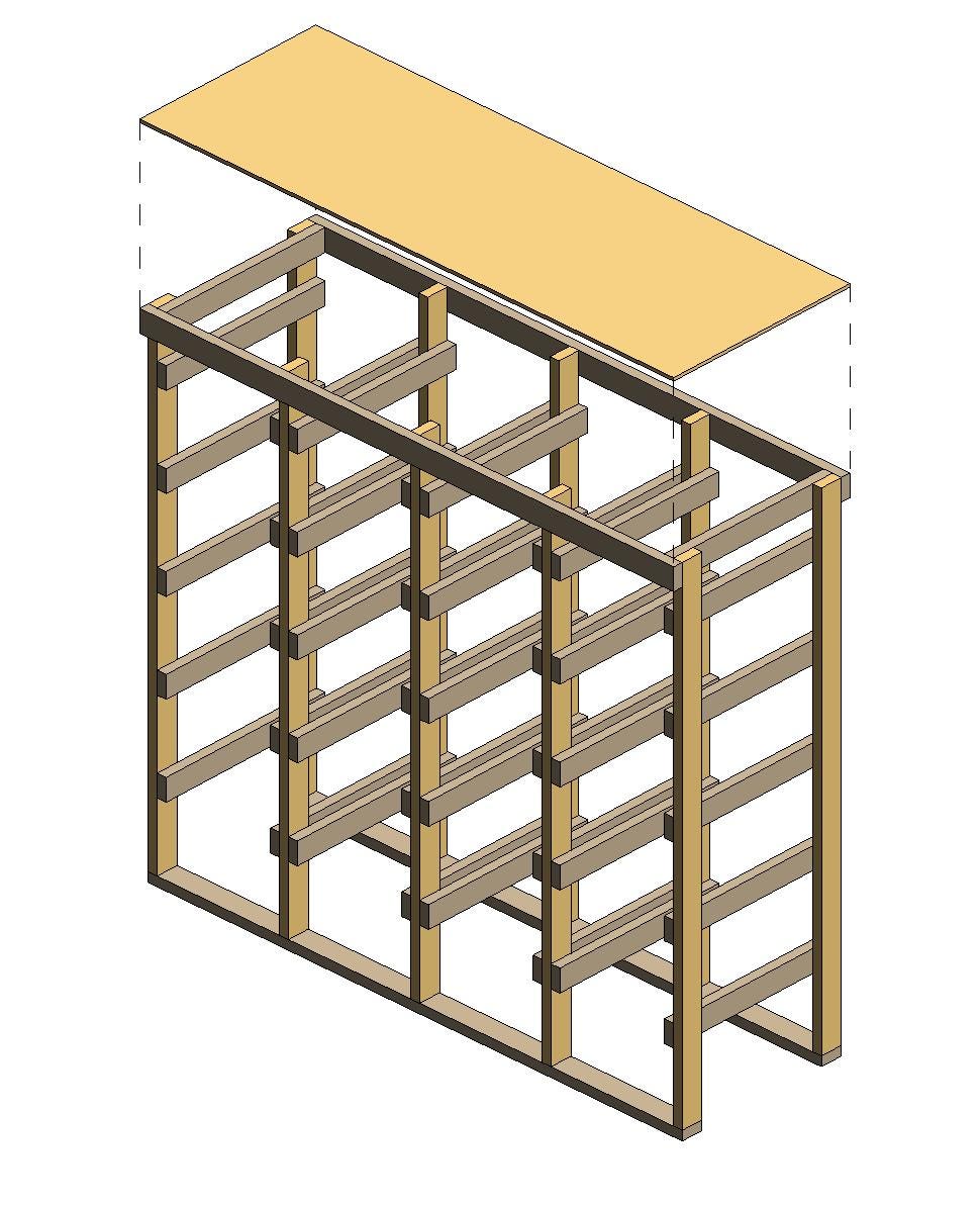 20-bin Storage Rack Plans | DIY Garage Organization | Easy-to-build ...