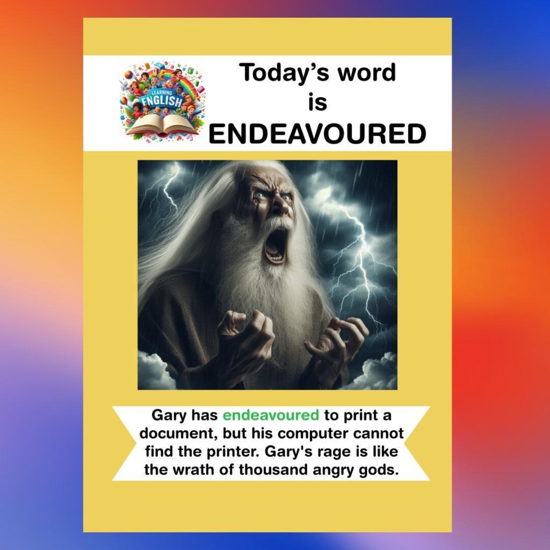 Weird Greeting Card – Printer Rage, Mythical Wrath of a Thousand Gods ...