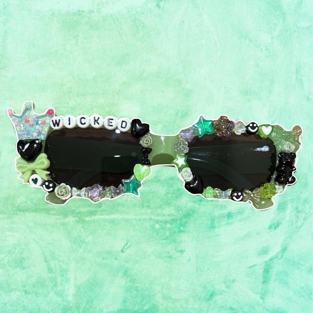 Handmade Elphaba Wicked Custom Sunglasses - Etsy