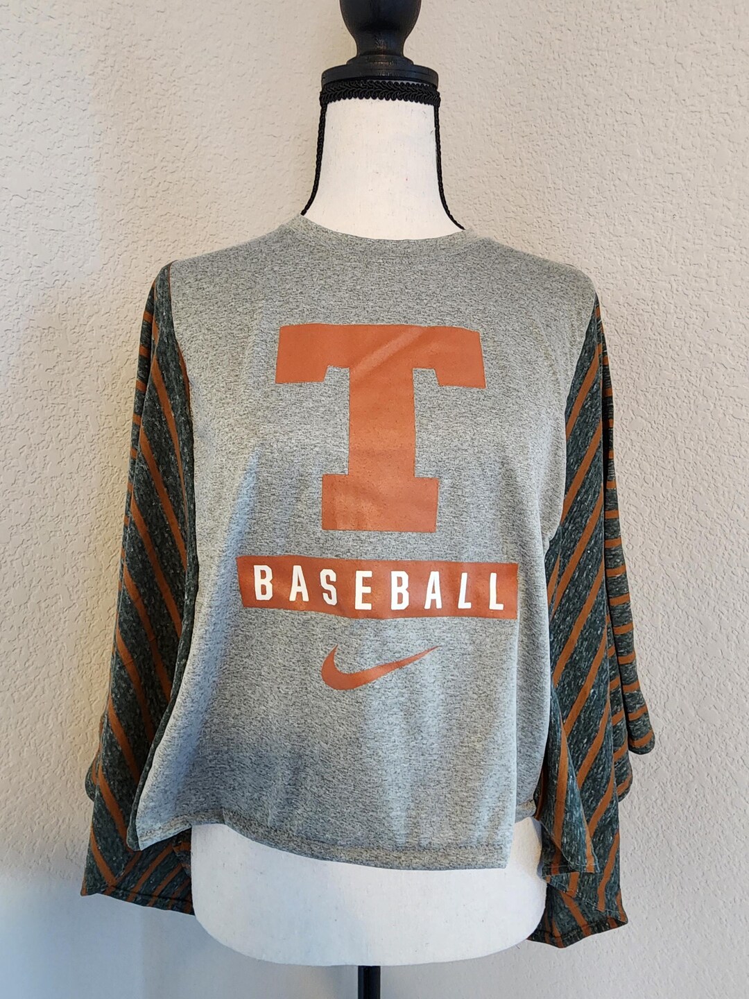 University of Texas Longhorns Boho Upcycled T-shirt - Etsy