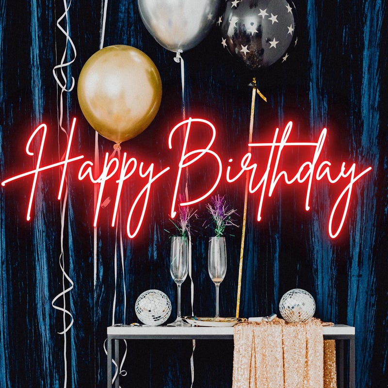 Happy Birthday Sign - Etsy