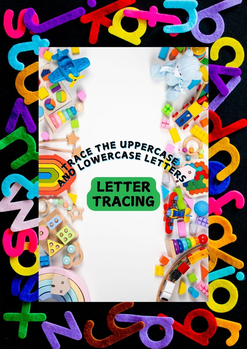 Traza las letras mayúsculas y minúsculas - Etsy México