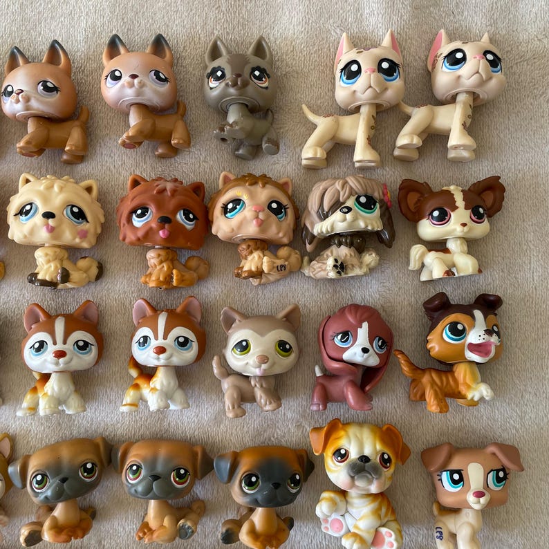 Littlest Pet Shop YOU CHOOSE Dogs LPS Authentic Hasbro Collectible Pets ...