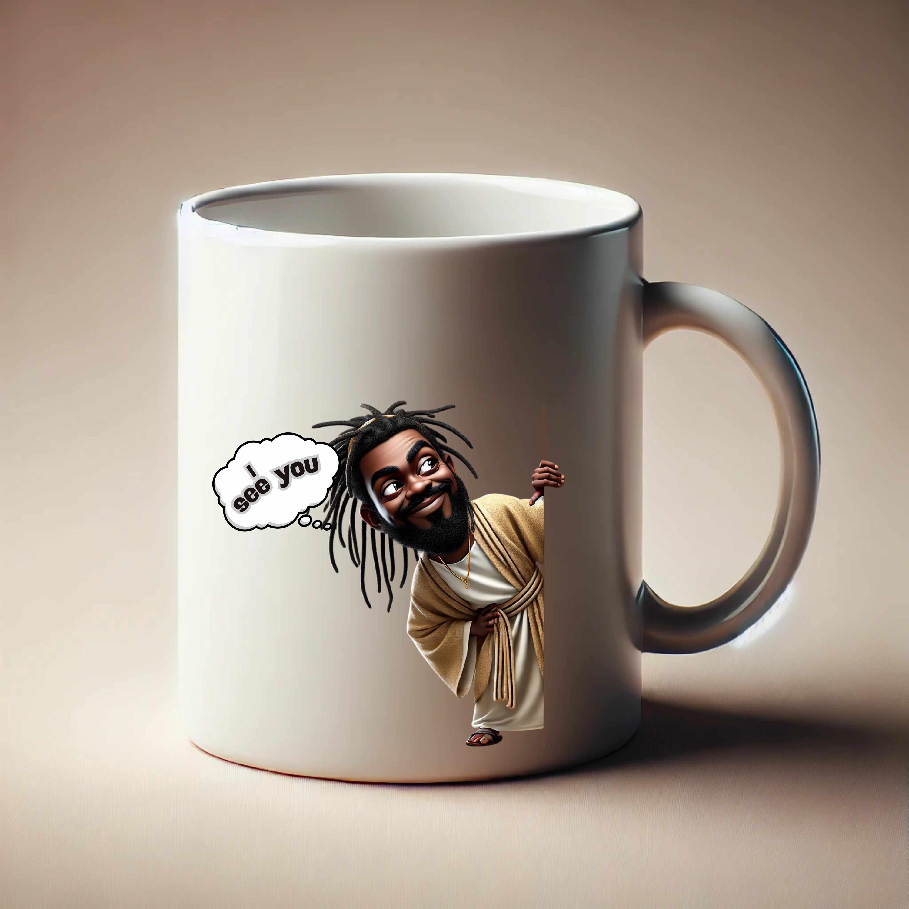 Funny Jesus PNG | “see You” Rasta Jesus Cartoon | Religious PNG ...
