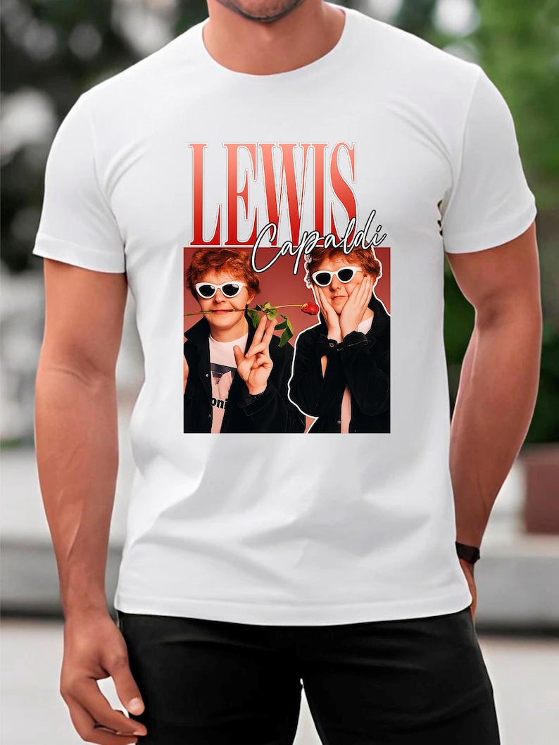 Lewis Capaldi Concert 2025 Tour T-shirt Pop Star Fan Merch Lewis ...