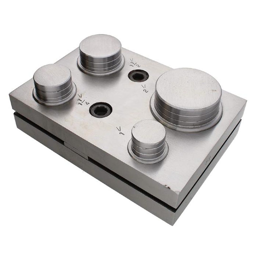 Round Disc Cutter Set With 4 Punches and Die. Tool for Cutting Accurate ...