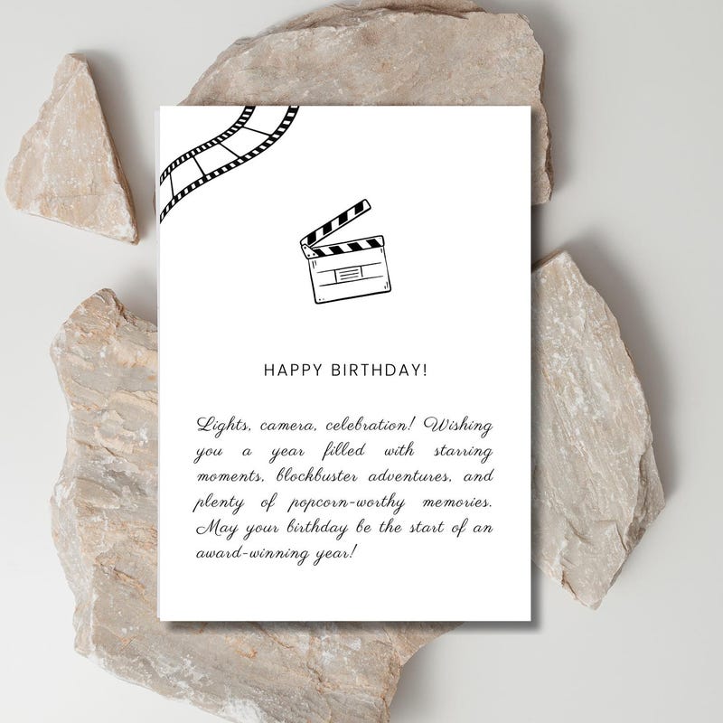 Funny Film Birthday Cards - Etsy