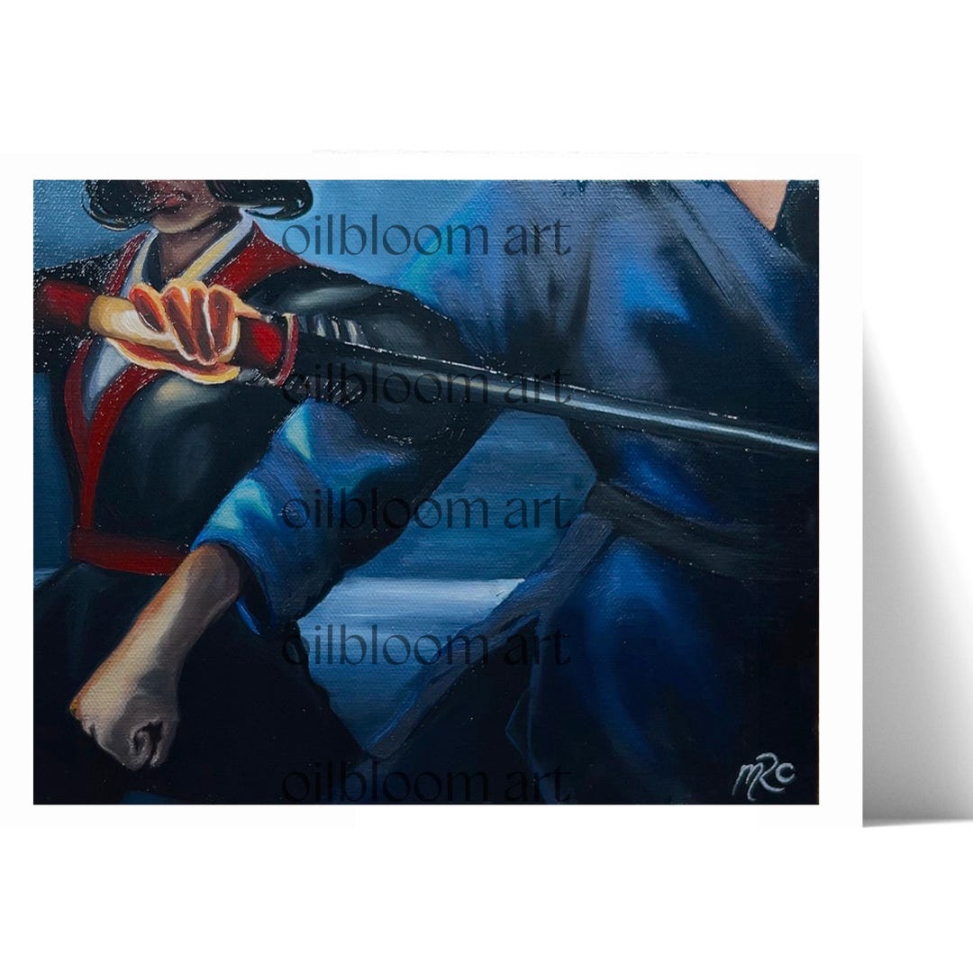 Rin & Nezha Fan Art – the Poppy War Oil Painting Print (preorder) - Etsy