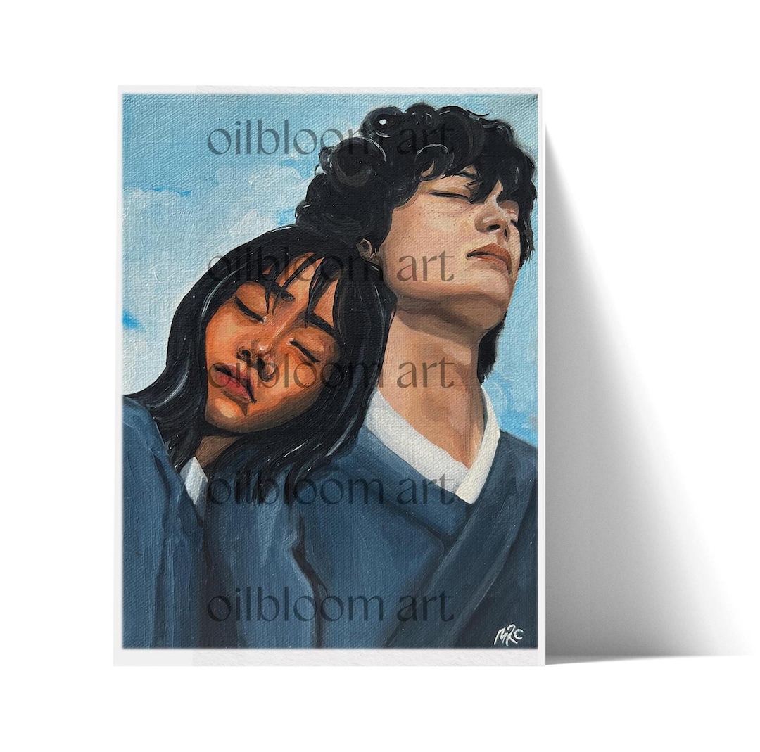Rin & Kitay Fan Art the Poppy War Oil Painting Print preorder - Etsy