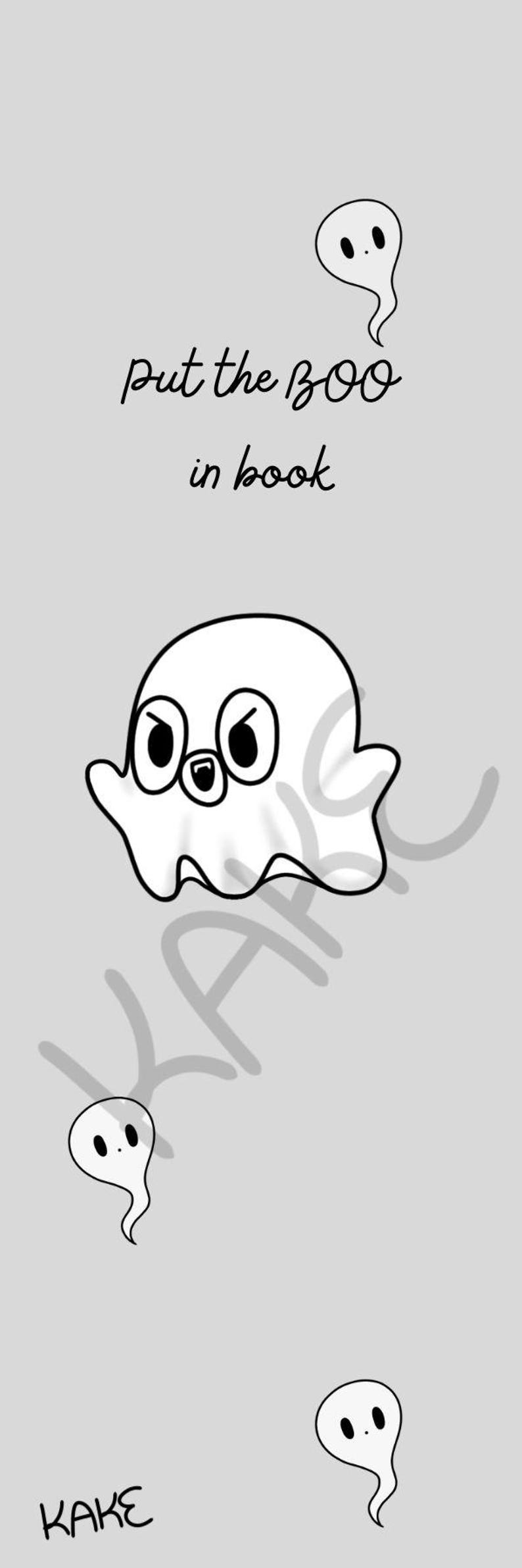 Halloween Bookmarks Set 1- Cute Printable Stationery - Etsy