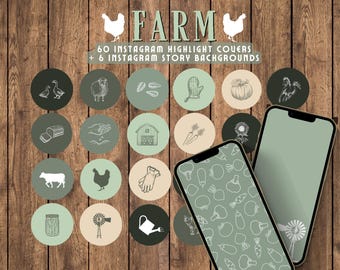 Farm Instagram Highlight Covers & Story Backgrounds | Homesteading ...