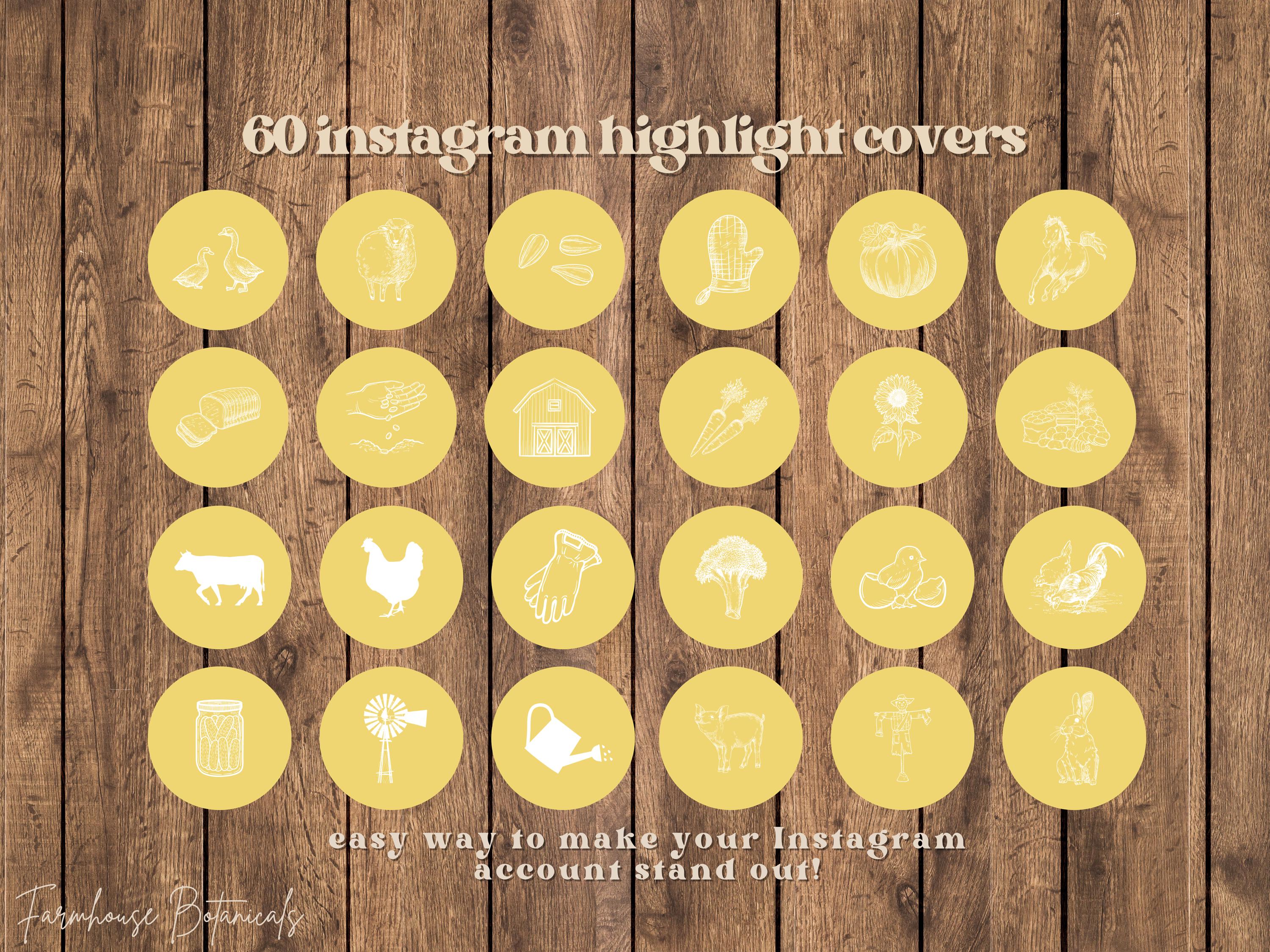 Farm Instagram Highlight Covers & Story Backgrounds | Homesteading ...