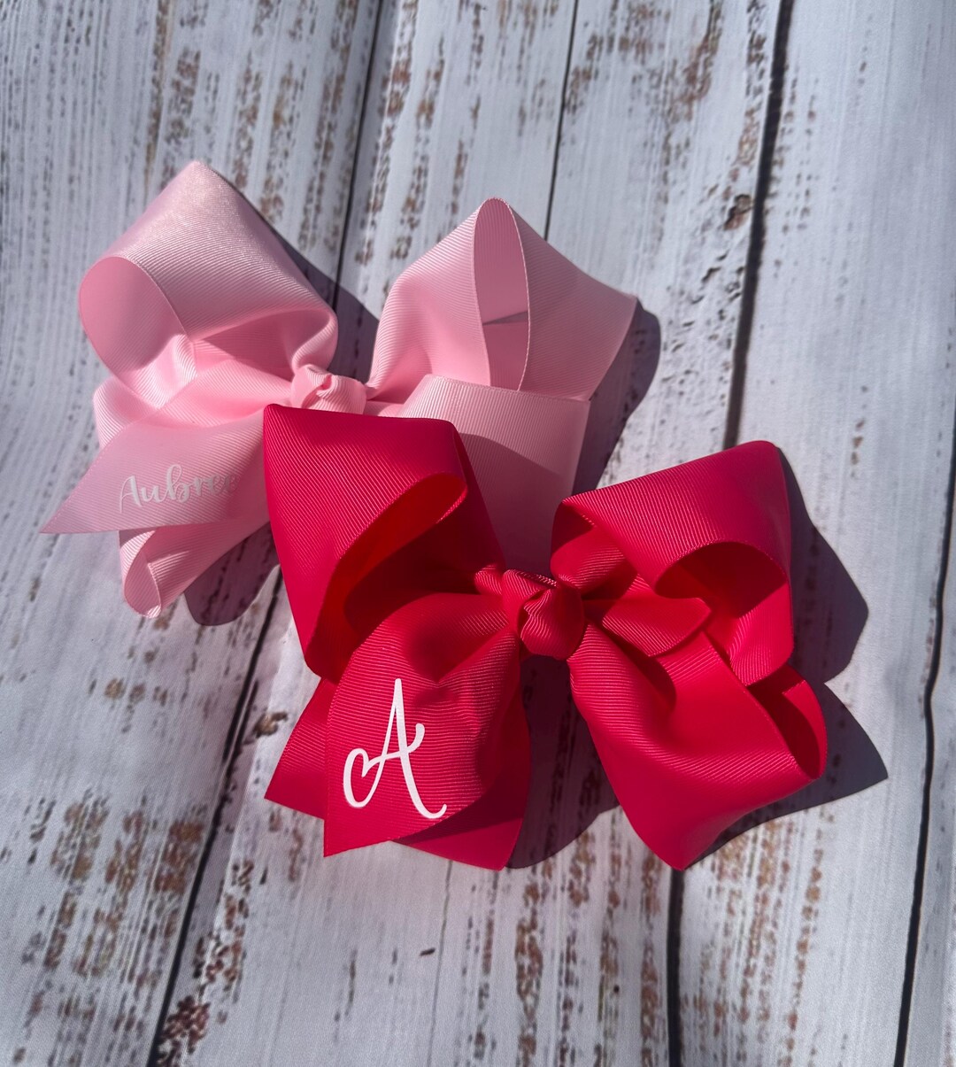 Personalized Bows for Little Girls - Etsy