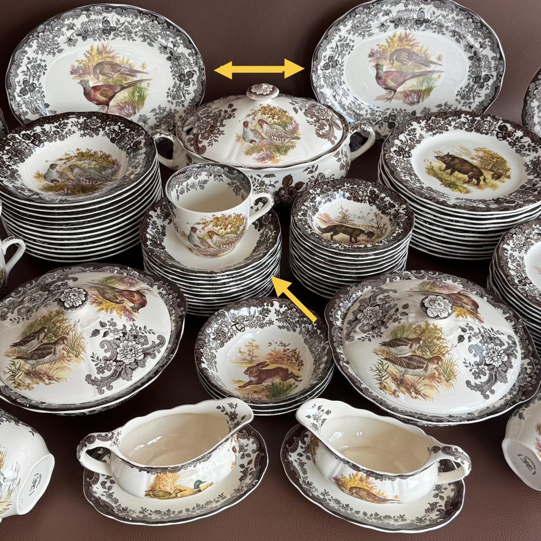 Royal Worcester Palissy 'game Series', Vintage Oval Serving Platter ...